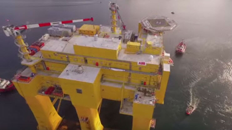 Biggest Wind Energy Converter Platform Installed